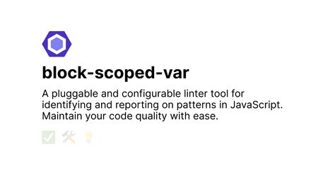 Block Scoped Var Eslint Pluggable Javascript Linter