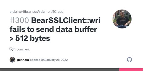 Bearsslclient Write Fails To Send Data Buffer Bytes Issue Arduino Libraries