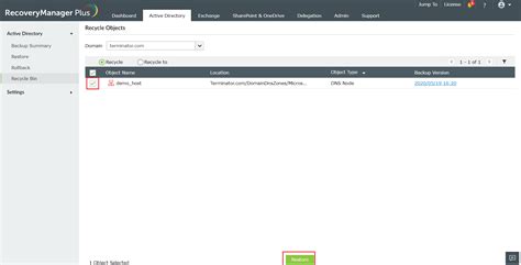 How To Restore Dns Powershell Recoverymanager Plus