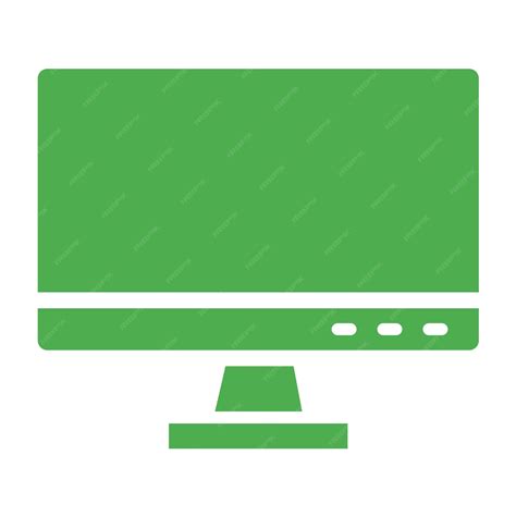 Premium Vector Monitor Vector Icon Design Illustration