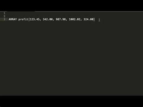 Pseudocode Simple Array YouTube