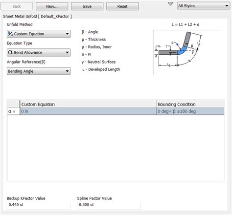 Working With Inventor Sheet Metal Styles