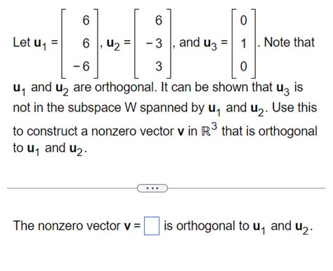 Solved Let Mathbf U 1 Left Begin Array R 6