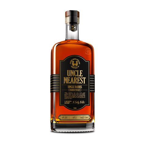 Uncle Nearest Single Barrel Premium Whiskey 750 Ml Keg N Bottle