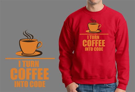 Programmer I Turn Coffee Into Code Sweater Geeky Geek Etsy