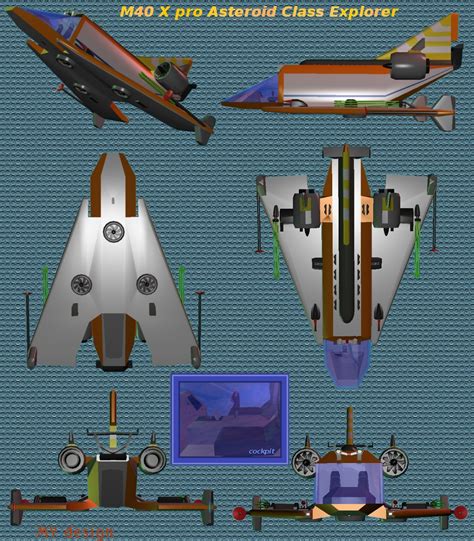 M40 X Pro Asteroid Class Explorer All Angles View Image M40 X Pro A
