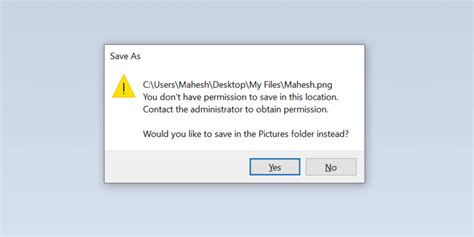 8 Ways To Fix You Dont Have Permission To Save In This Location
