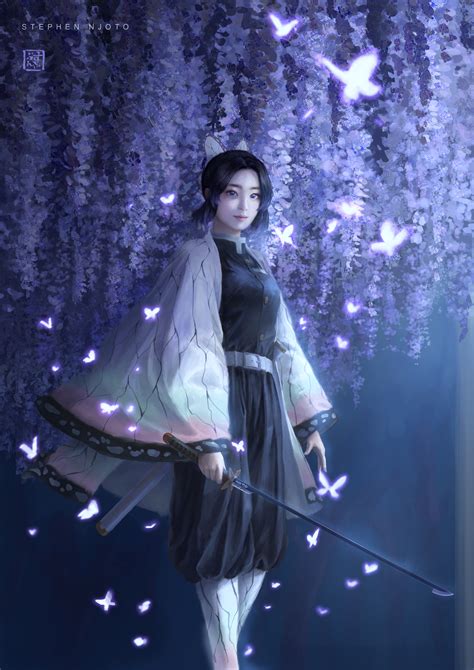 Artstation Kocho Shinobu Demon Slayer