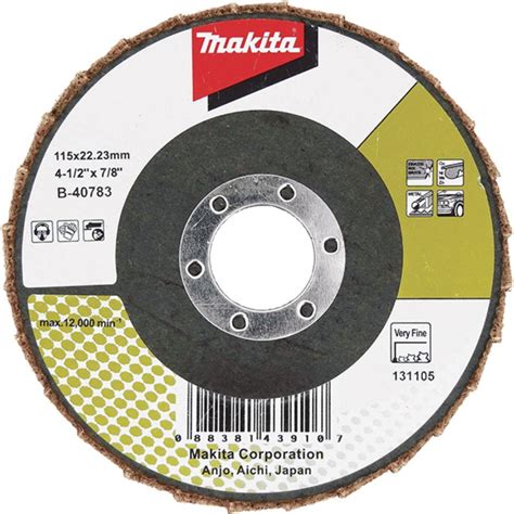 Makita Surface Cond Flap Disx Fiberglass Flat 125mm Entuziast