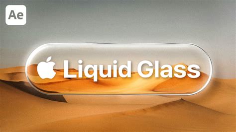 Apple Liquid Glass Ui Effect After Effect Project File