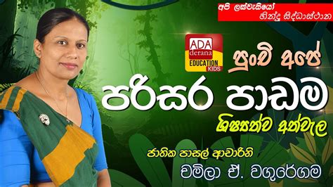 පුංචි අපේ පරිසර පාඩම අපි ලක්වැසියෝ Api Lakwasiyo Youtube