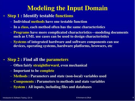 Ppt Introduction To Software Testing Chapter 4 Input Space Partition