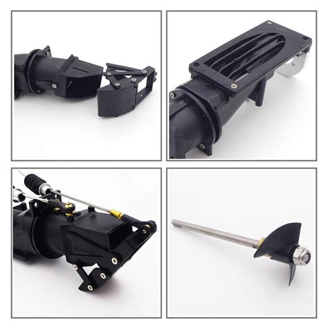Aluminum Alloy Propeller Jet Pump Nozzle Rc Boat Water Jet Thruster