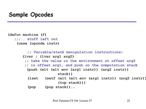 Introduction To Intermediate Code Virtual Machine Implementation Ppt