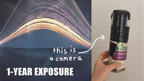 Beer Can Pinhole Camera 1 Year Long Exposure Youtube