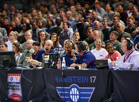 Espn Broadcasters And Analysts Commentate During The — Nara And Dvids