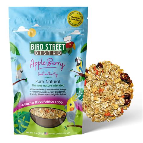 Appleberry Feast On The Fly Parrot Food Bird Street Bistro