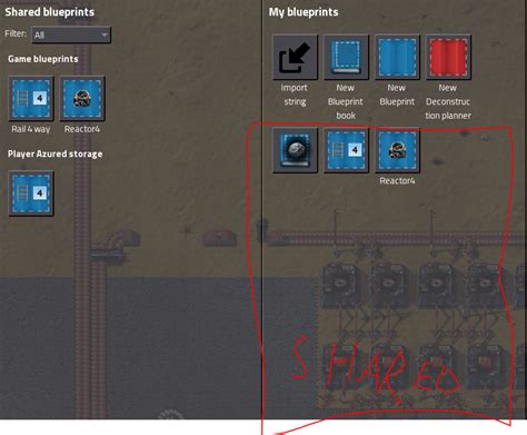 How To Share Blueprints Across Saves Rfactorio