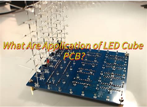 Led Cube Pcb Rgb Led Cube Pcb Board Manufacturer