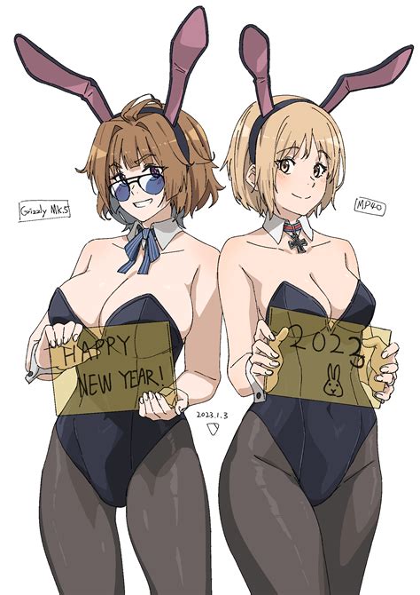 Grizzly Mkv And Mp Girls Frontline Drawn By Triangle Bullet Danbooru