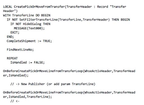 Eventrequest Codeunit 7322 “create Inventory Pickmovement” Createpickormovefromtransfer