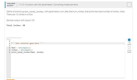 Solved Begin{tabular}{l L} Activity And 11 5 3 Function Call