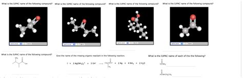 solved what is the iupac name of the following compound