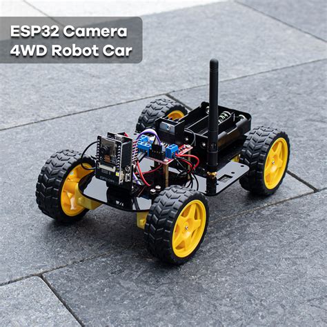 Esp32 Cam 4wd Smart Robot Car Kit With Wifi App Control