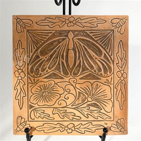 Sgraffito Tile Etsy