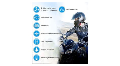 Freedconn Tcom Vb Motorcycle Helmet Bluetooth Intercom System