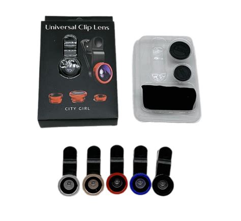 LENTES UNIVERSALES CON CLIP PARA LA CAMARA DEL CELULAR 3 EN 1 MACRO GRAN ANGULAR Y OJO DE PEZ