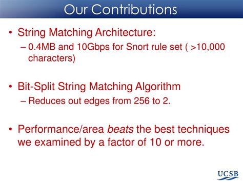 Ppt A High Throughput String Matching Architecture For Intrusion