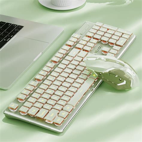 X9 Green Keyboard And Mouse Wireless Combo Type Comfortably Longer Bluetooth 2