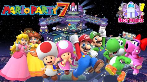 Mario Party 7 Peach And Daisy Vs Toad And Toadette Vs Mario And Luigi Vs