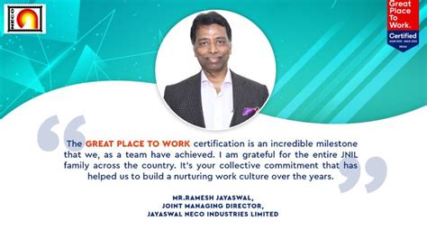 Jayaswal Neco Industries Limited India On Linkedin Teamwork Neco