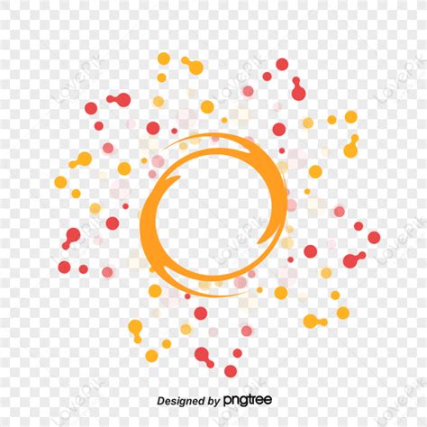 화려한 추상 점 원반지요약도트 Png 일러스트 무료 다운로드 Lovepik