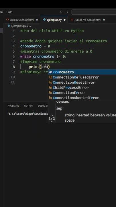 Cómo Usar Clico While En Python Programming Coding Python Youtube