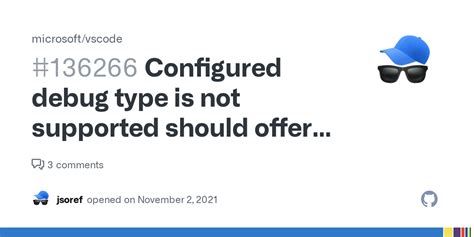 configured debug type is not supported should offer to enable extension