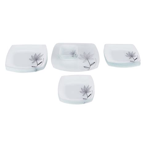 Buy arcofam Trendy White 25 Pcs Dinner Set Online @ ₹2899 from ShopClues