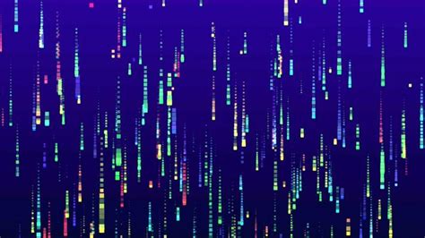 Binary Rain Background Stock Video Footage For Free Download