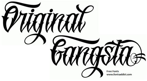 Original Gangsta Font Free At Download Link