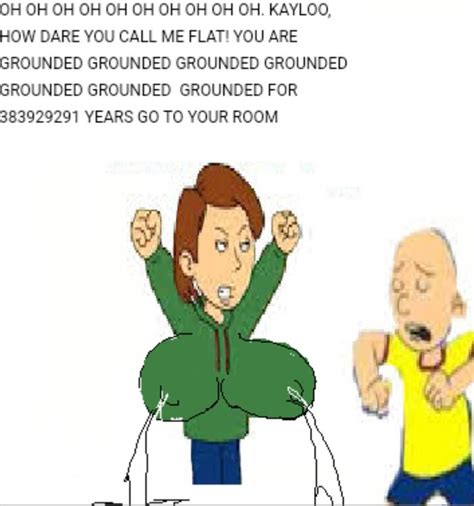 Caillou Dad Guy Big Tittys By Wolfierawrscene On Deviantart