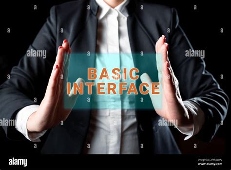 sign displaying basic interface conceptual photo boundary across which