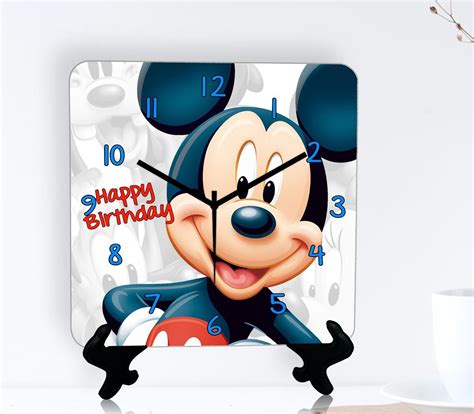 Printable Mickey Mouse Clock Face Plan Your Year Easily
