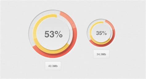 modern circular percentage loader free psd download psd