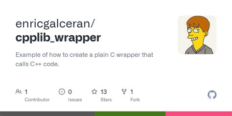 GitHub Enricgalceran Cpplib Wrapper Example Of How To Create A Plain C Wrapper That Calls C