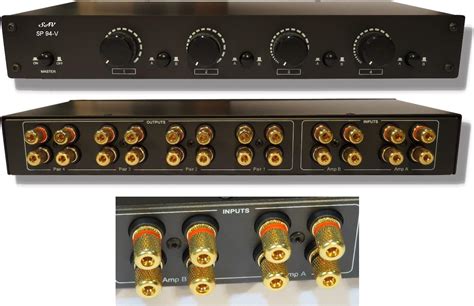 SPECIALTY AV X Pair Speaker Selector Switch Switcher Volume Control Commercial Grade