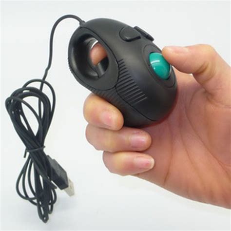 Neu Finger Handheld 4d Usb Mini Portable Trackball Pc Laptop Computer