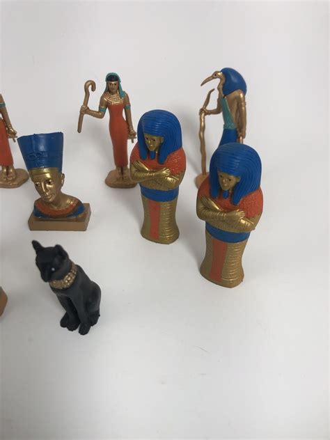 Ancient Egypt Figures Lot Decoration Cake Play Homeschool Toy Learning