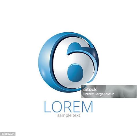 Elemen Desain Vektor Abstrak Template Logo Bola Metal 6 Ilustrasi Stok Unduh Gambar Sekarang